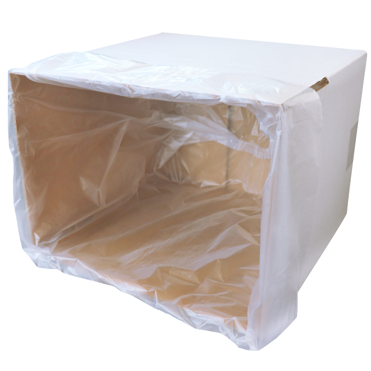 24" x 18" x 32" 0.6 Mil Clear Gusseted Liners – Plascon Packaging